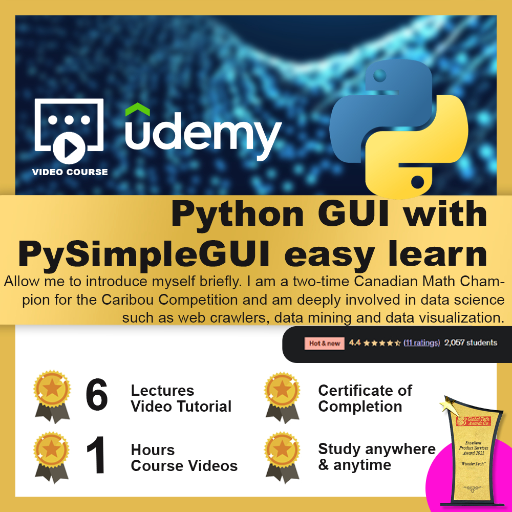 [Video Course] Python GUI with PySimpleGUI | Shopee Malaysia
