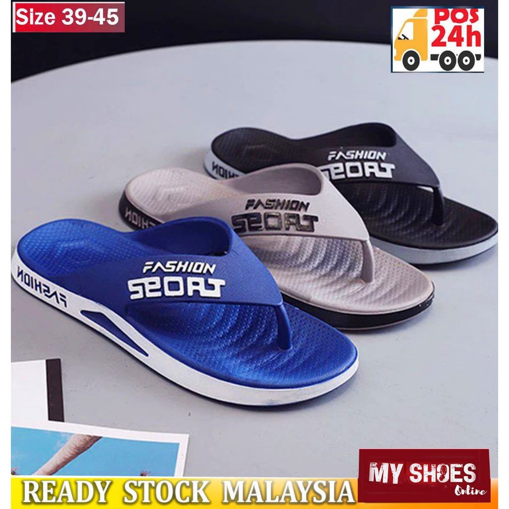 READY STORE Sport Men Sandal Selipar Lelaki / Men Fashion slipper ...