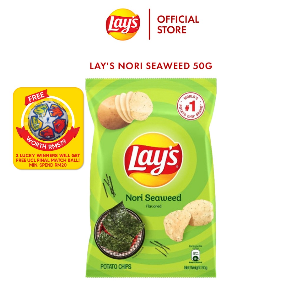 Lay's Nori Seaweed 50g | Shopee Malaysia
