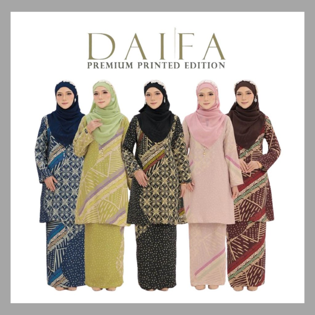Kurung Daifa Kurung Pahang Dobby Silk by Dmimi | Shopee Malaysia