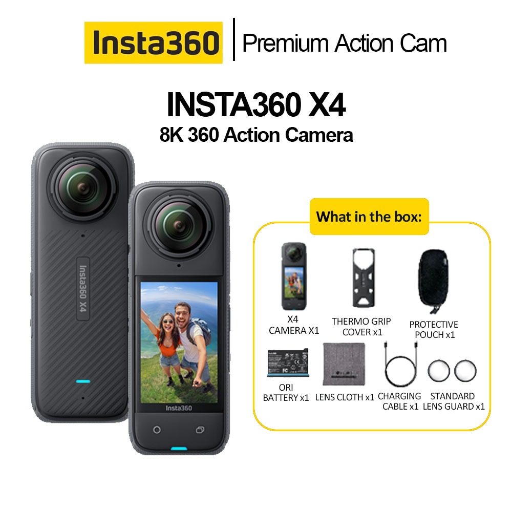 Insta360 X4 / Insta360 One X4 / Insta360 OneX4 5.7K Video 72MP Photo ...