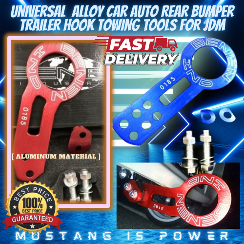 Universal Alloy Car Auto Rear Bumper Trailer Hook Towing Tools for JDM ...