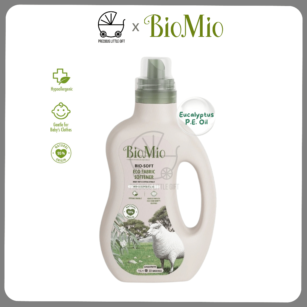BioMio - Bio-Soft - Eco Fabric Softener with Eucalyptus Oil 1000ml ...