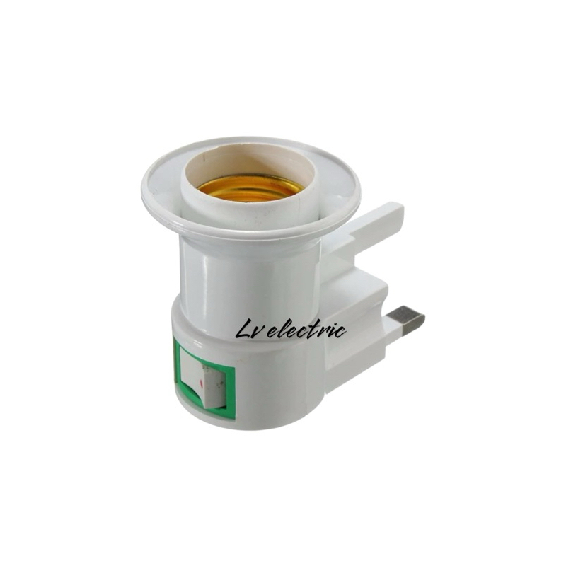 💡E27 Lamp Holder Switch With Switch LED Lamp Screw Bulb Energy💡Saving ...