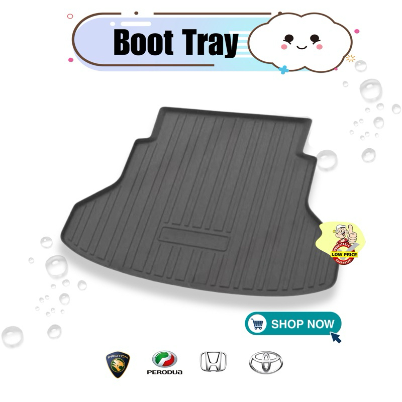 Car Boot Tray suits for Perodua Proton Honda Ativa Bezza Aruz Axia Myvi ...