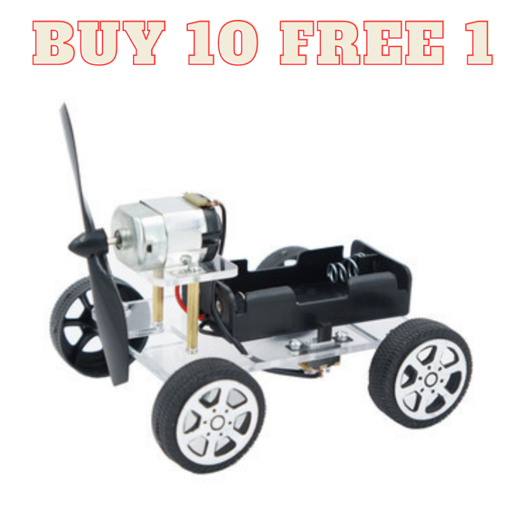 PROJECT RBT/STEM EDUCATION DIY Electric Car Scientific Toys Kit Wooden ...