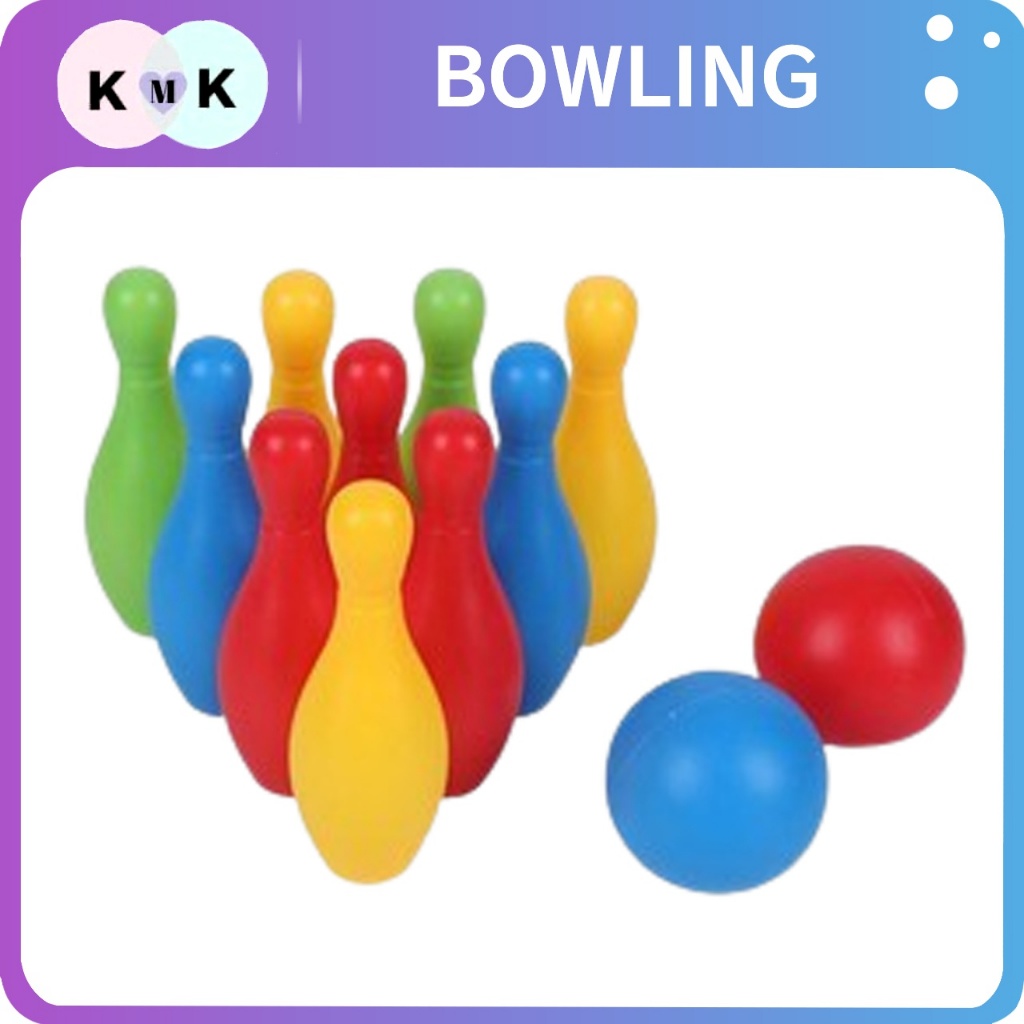 KMKMENG Kids Bowling Games Pins Balls Sport Toy 3-6 Year Old Indoor ...