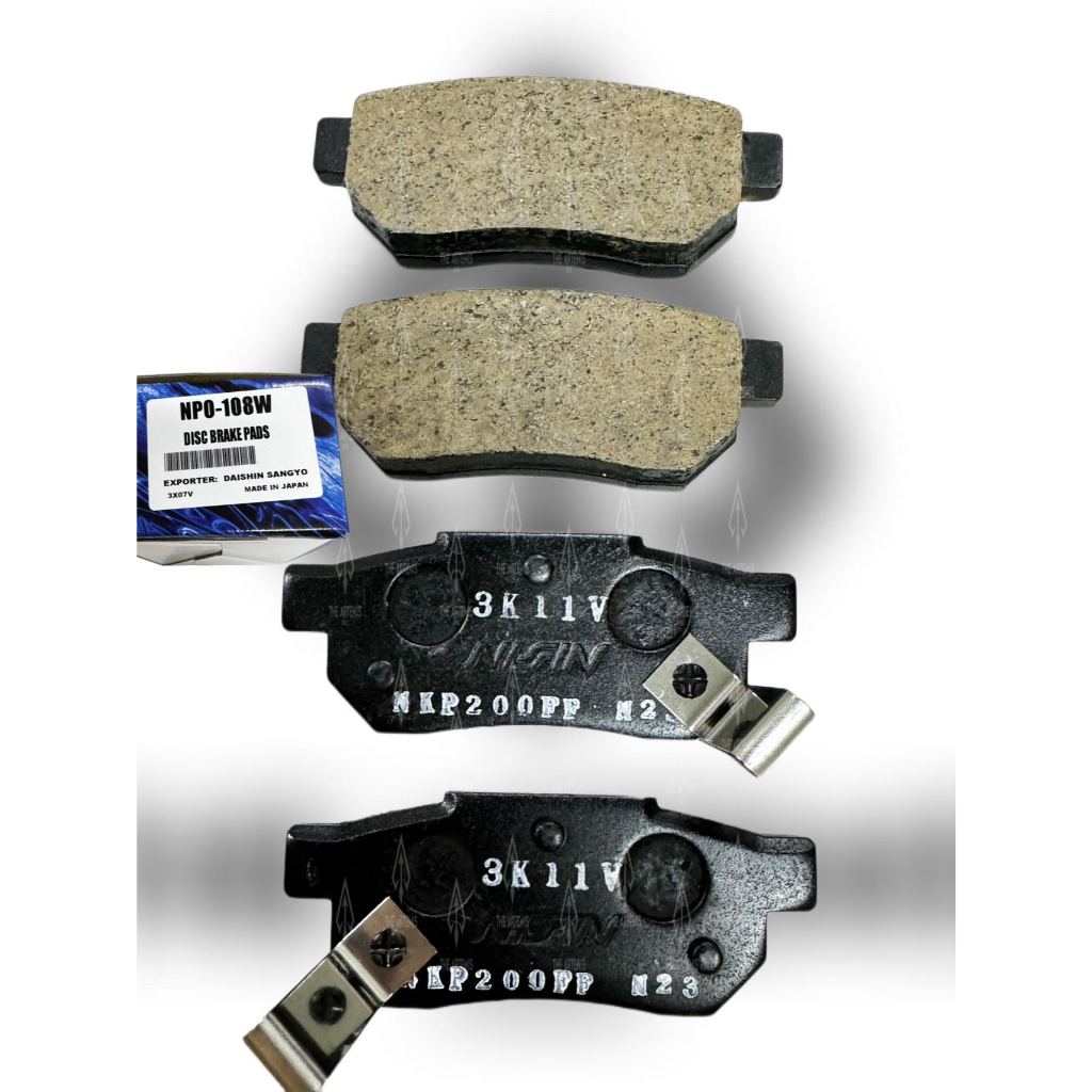 HONDA CIVIC SR4,SO4/CITY TMO/JAZZ GD3/GE8 2012 REAR BRAKE PAD(ALAS BREK ...