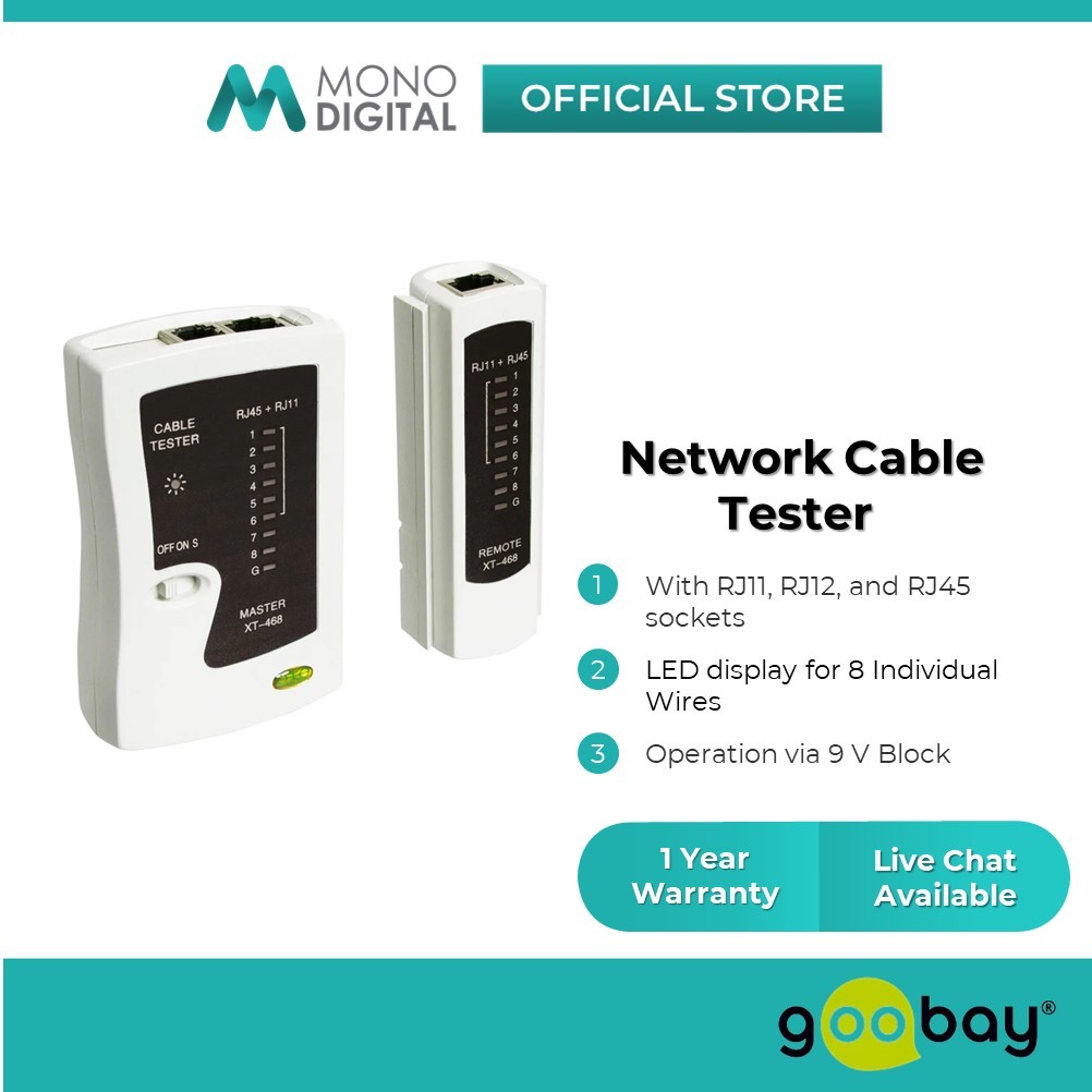 GooBay Network Cable Tester | Shopee Malaysia