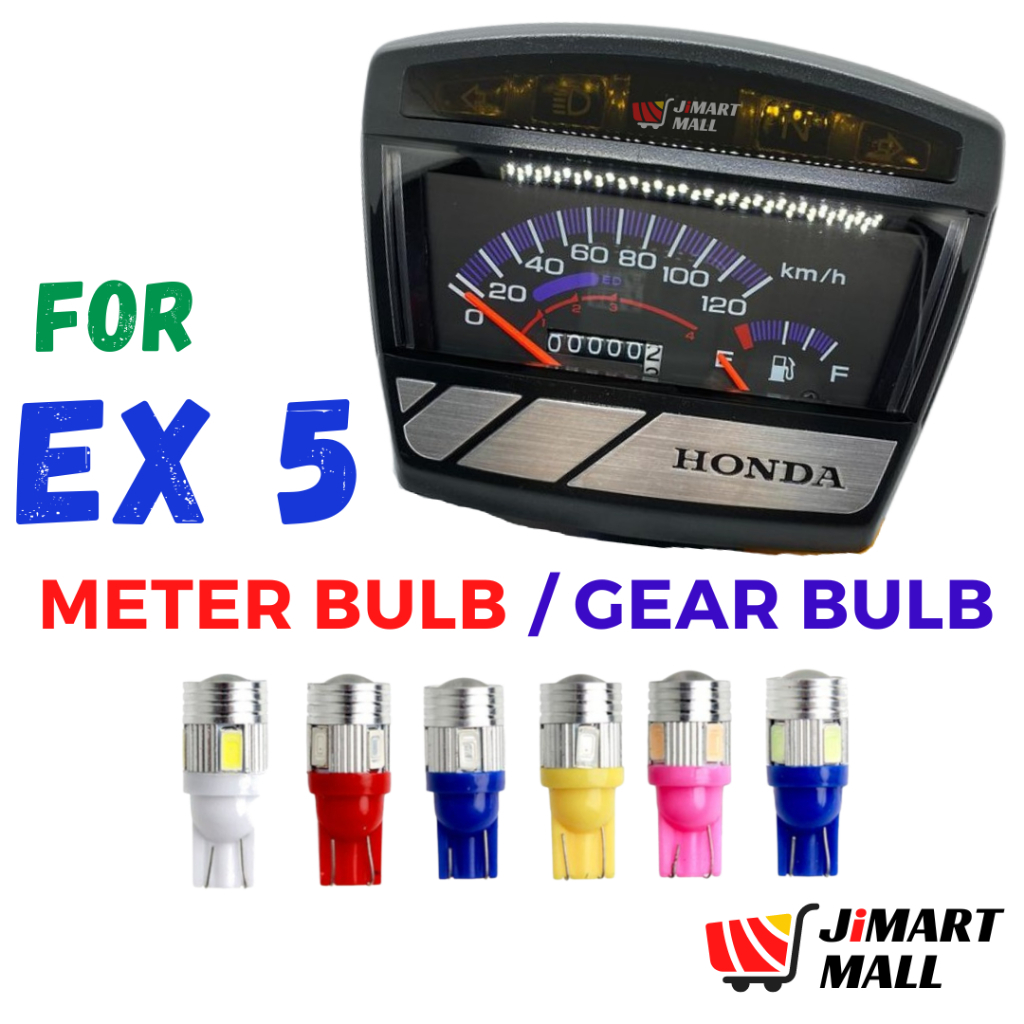 HONDA EX5 METER GEAR LED BULB Tukar Lampu Meter LED Speed Gear ...