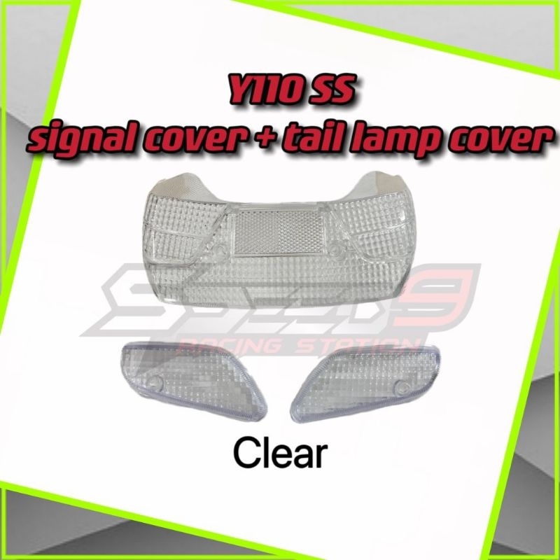 Clear y110 signal cover with tail lamp cover transparent lampu cover ...