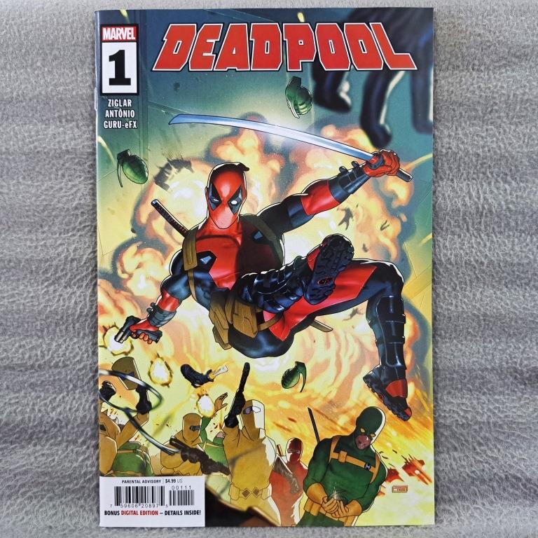 Deadpool #1 (2024 Marvel Comics) FIRST Issue (X-Men) Cody Ziglar, Roge ...