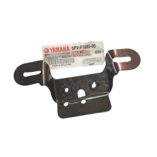 YAMAHA RXZ MILI CATALYZER BRACKET NUMBER PLATE GREEN | Shopee Malaysia