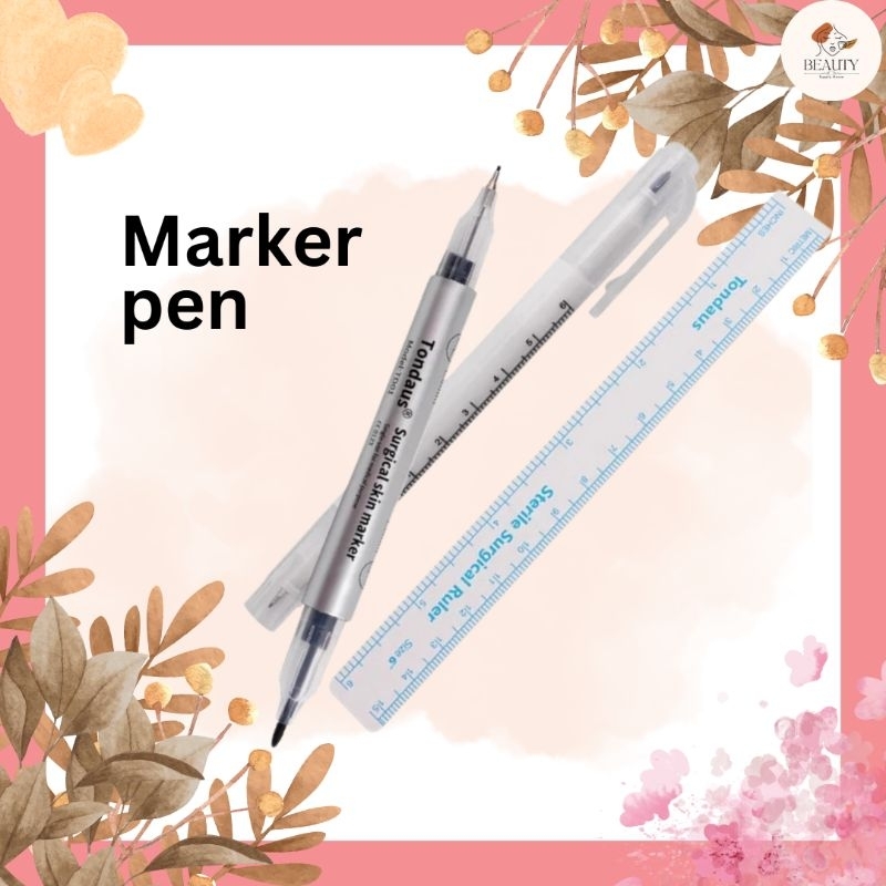 Eyebrow Marker Pen Fixed Point Pen Tattoo Surgical Skin Marker ...