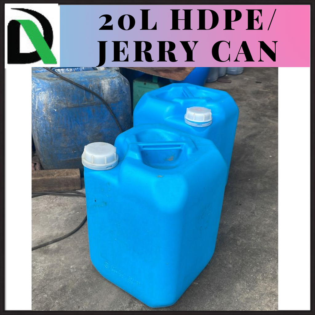 [ Grade A & Clean ] 20L USED Jerry Can / HDPE Container with Cap ...