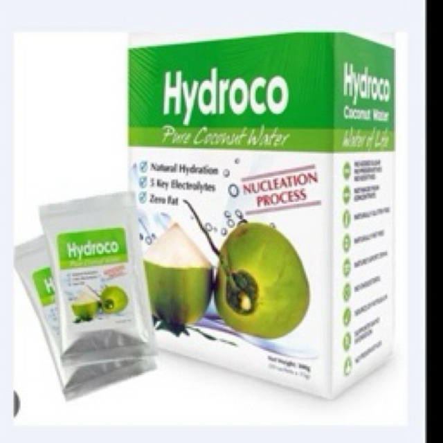 Hydrococo Pure Coconut Water (20 sachet x 15g) | Shopee Malaysia