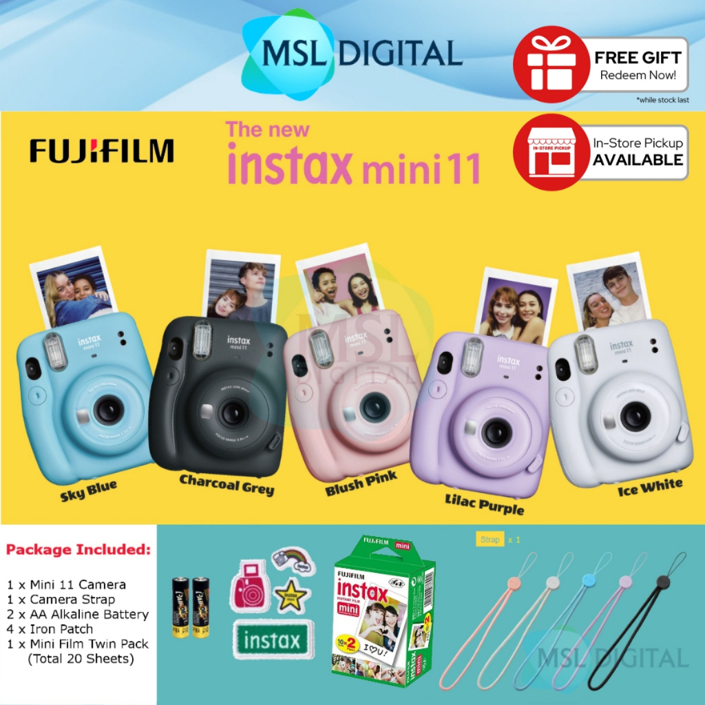 Fujifilm Instax Mini 11 Camera Instax Mini Instant Camera [Bundle With ...