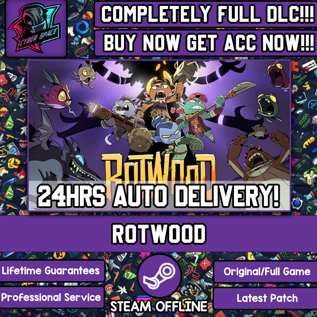 Rotwood [Auto Delivery] [Steam Offline] [Full DLC] Cyber Space PC Game ...