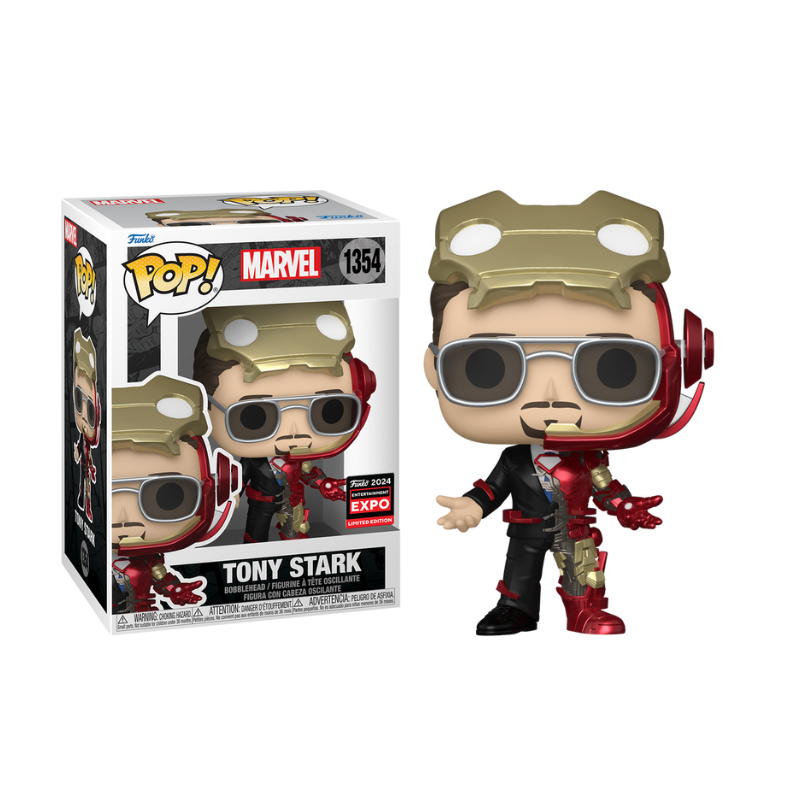Funko Pop Marvel Tony Stark (Summoning Armor) Expo 2024 Shared Sticker ...