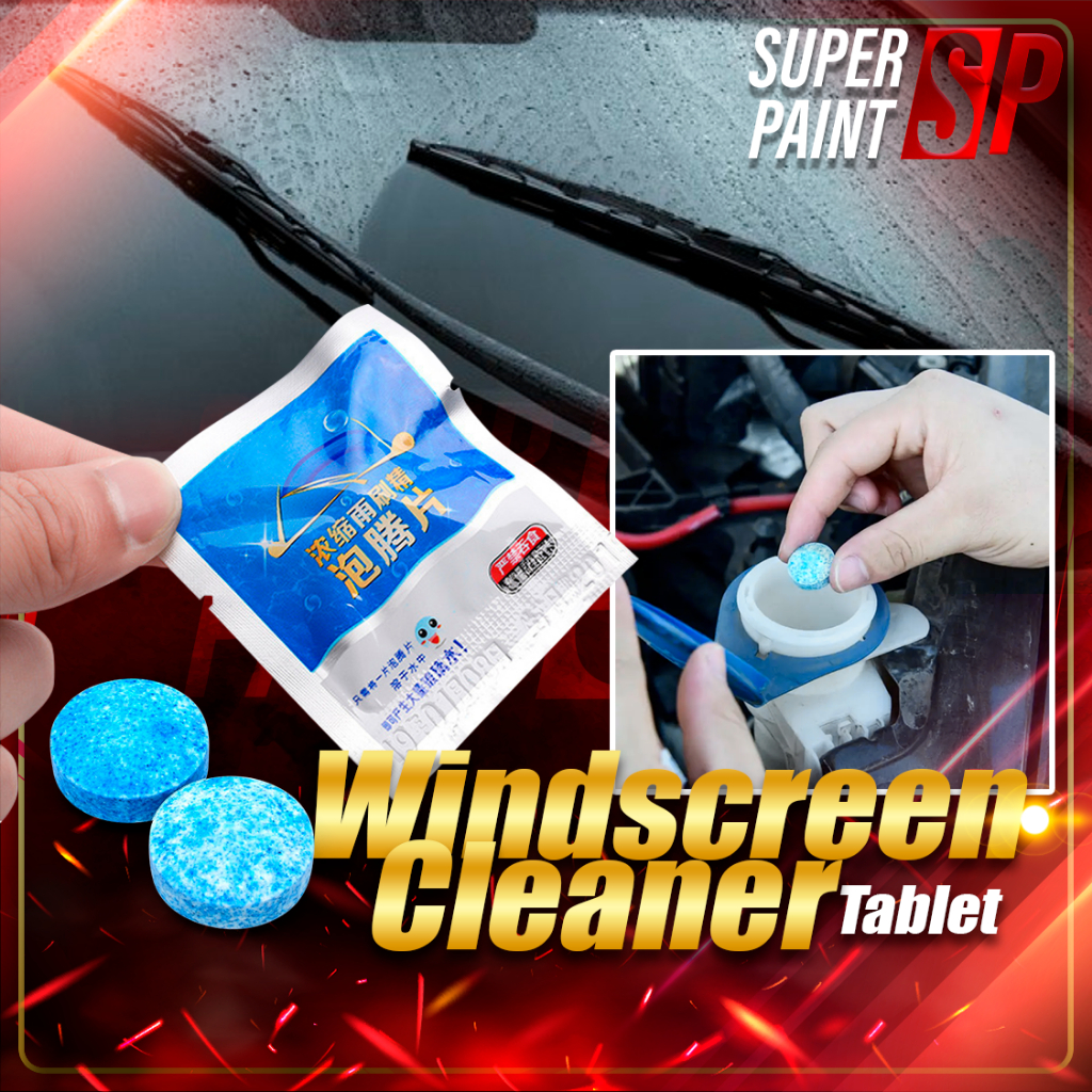 Car Windshield Cleaner 1pcs Glass Cleaner Tablet Car Solid Wiper Window ...