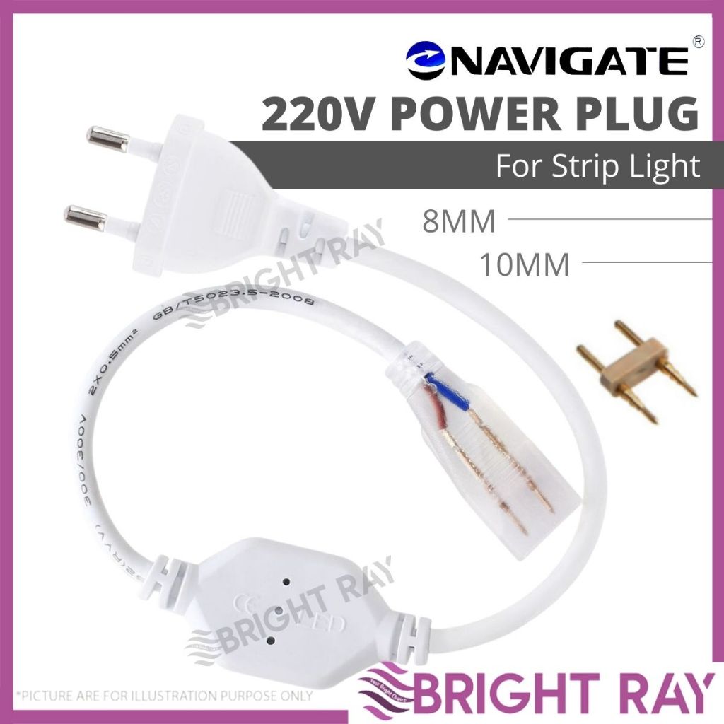 AC220 8MM/10MM Power Supply Adapter For Led Neon Strip Power Supply ...