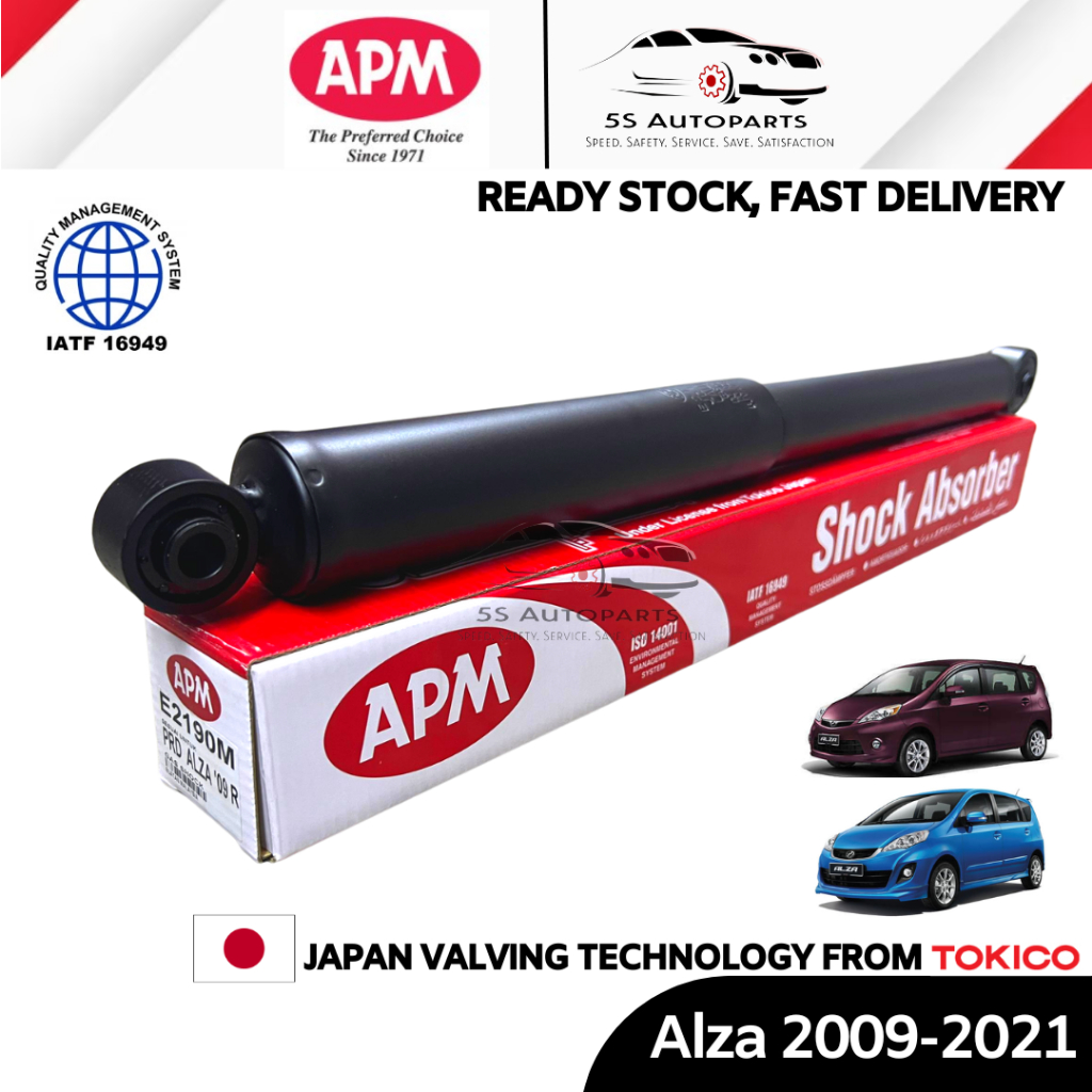 APM Alza (2009-2021) Rear (Belakang) Gas Shock Absorber | Shopee Malaysia