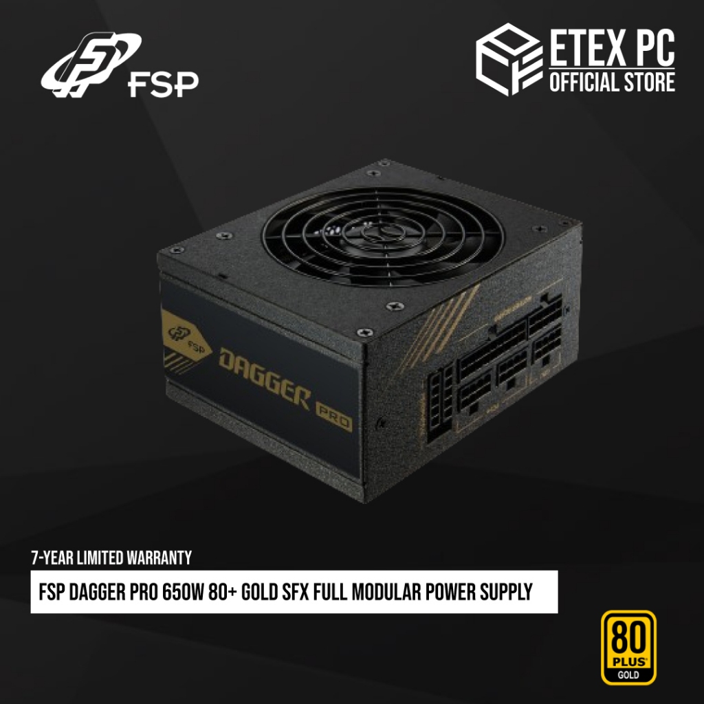FSP DAGGER PRO 650W 80+ Gold SFX Full Modular Power Supply # FSP-SDA2-650 | Shopee Malaysia