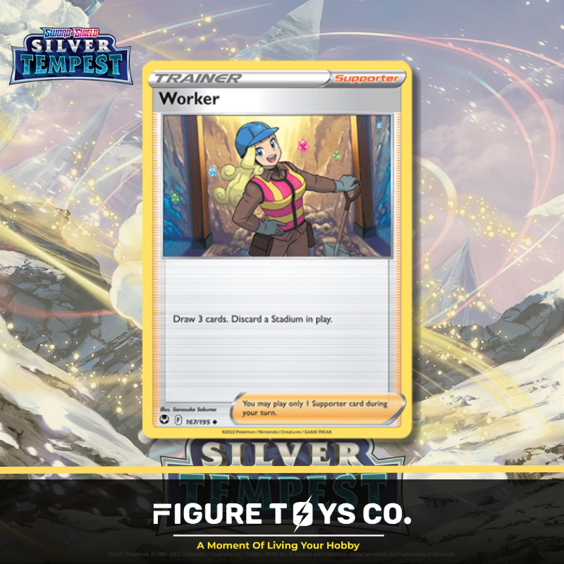 Pokemon TCG - Worker ( 167/195 ) ENG | Shopee Malaysia