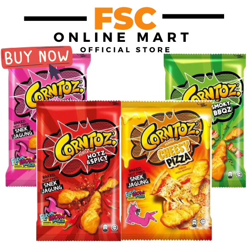 [FSC] Mamee Corntoz Corn Snack 100gm/80gm/60gm | Shopee Malaysia