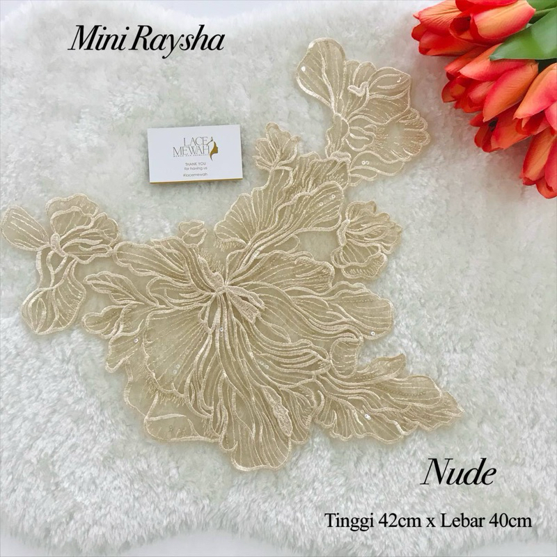 ️ PATCH LACE READYSTOCK 🔥 PATCHWORK LACE TAMPAL KUNTUM BUNGA BESAR 🔥 LACE BUNGA LEMBUT TAMPAL ...