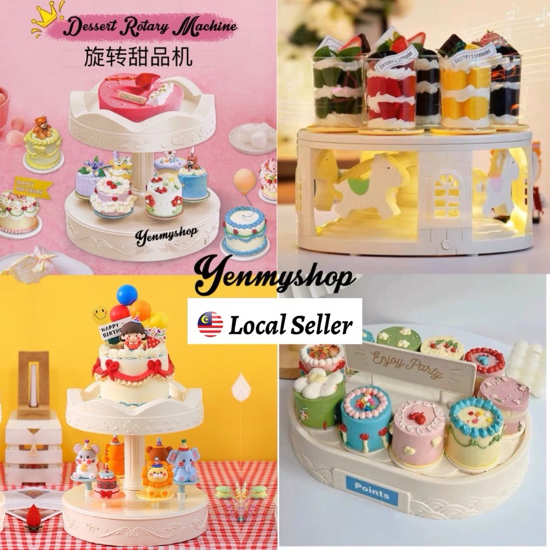 [🇲🇾 READY STOCK] Kek Go Round Party Rotate Music Birthday Cake Candy ...