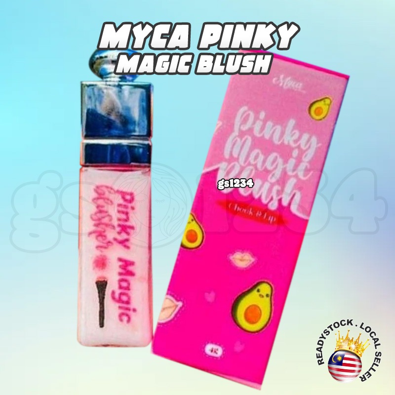 MYCA PINKY MAGIC BLUSH LIP & CHEEK BLUSHER | Shopee Malaysia