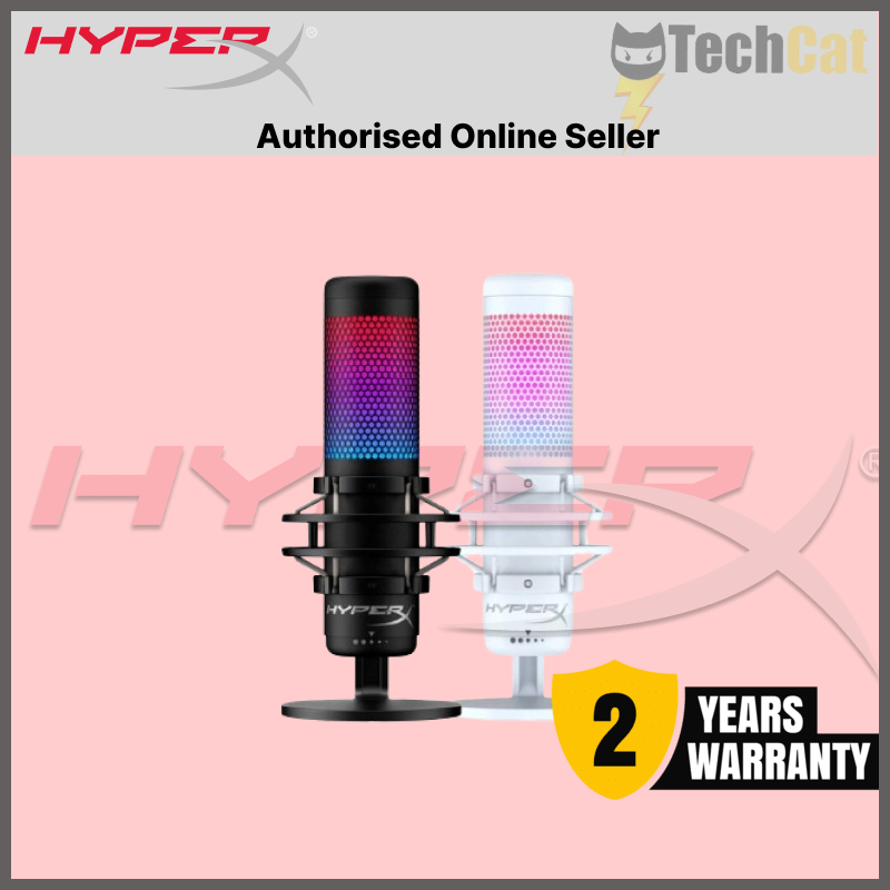 HyperX QuadCast S RGB Lighting USB Gaming Microphone (4P5P7AA) | Shopee ...