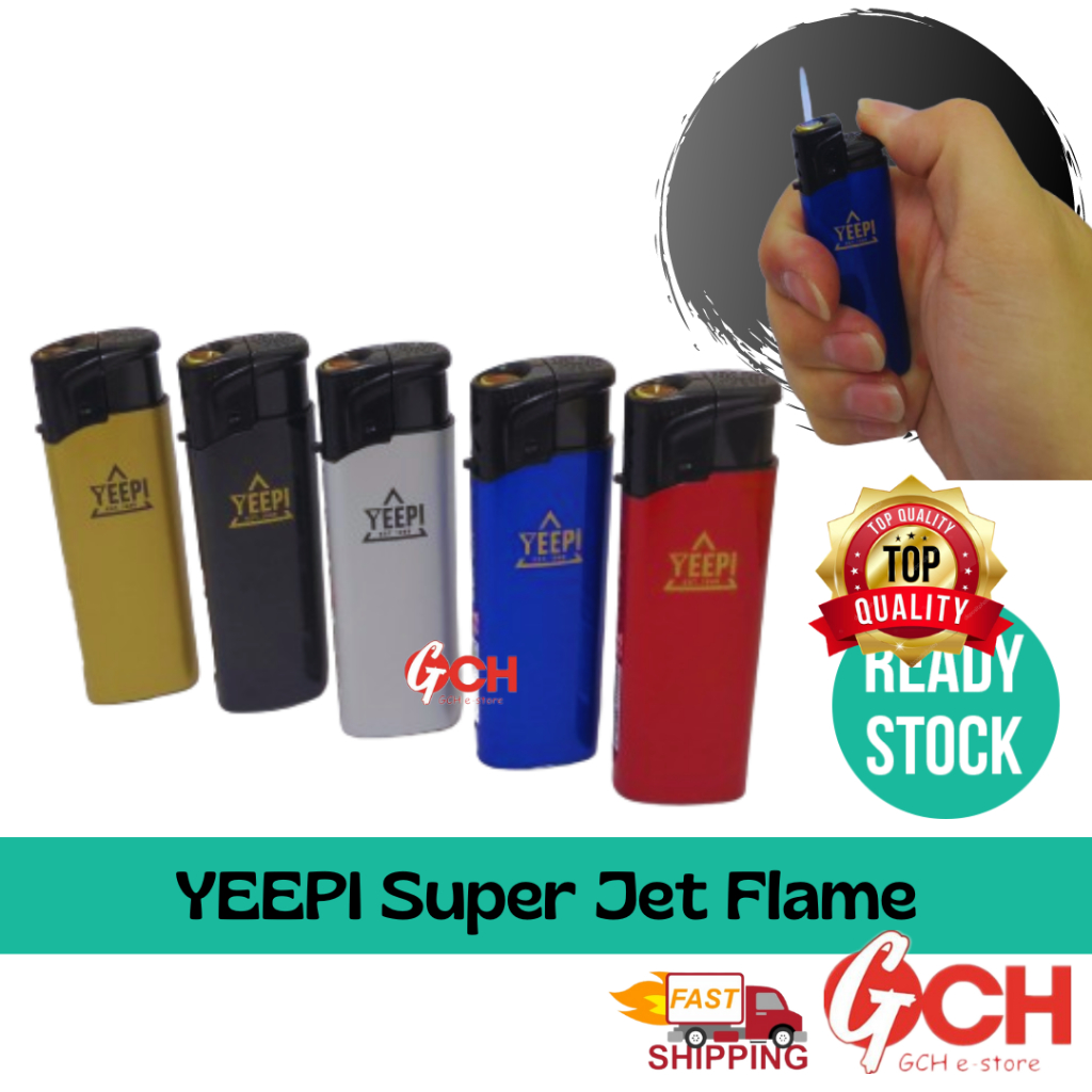 🔥YEEPI Super Jet Flame Lighter / Gas Lighter Windproof Lighter ...