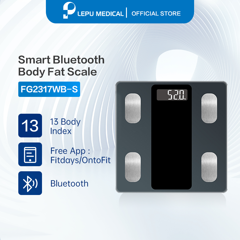 Lepu Smart Digital Bluetooth Body Fat Weight Scale 13 in 1 Body ...