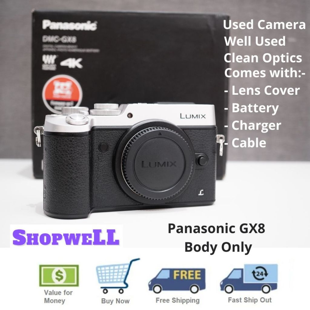 Panasonic Lumix GX8 dmc-gx8 Body Only - Used Digital Mirrorless Camera Olympus | Shopee Malaysia