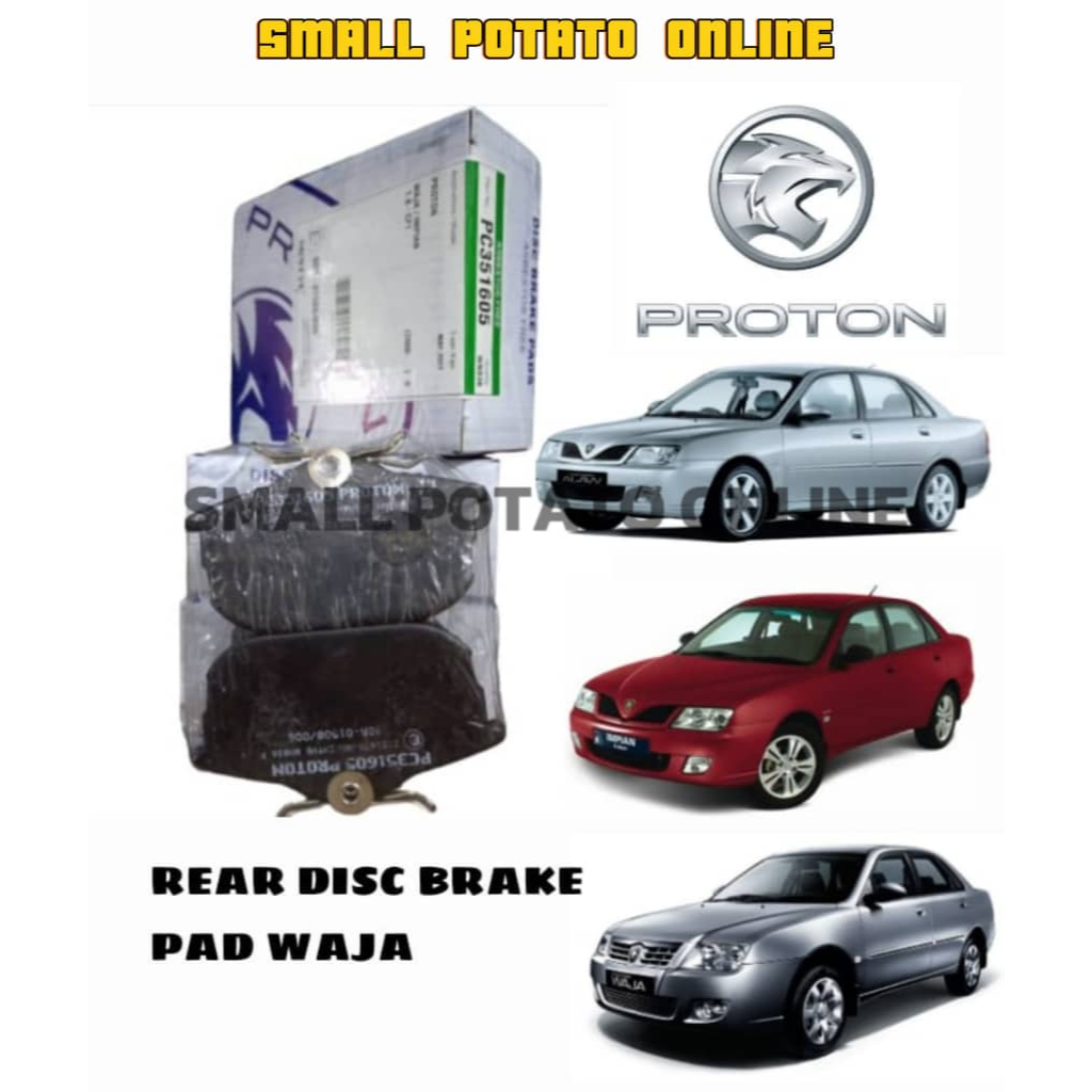 PROTON WAJA 1.6cc (00"-11")REAR DISC BRAKE PAD (PC351605) | Shopee Malaysia