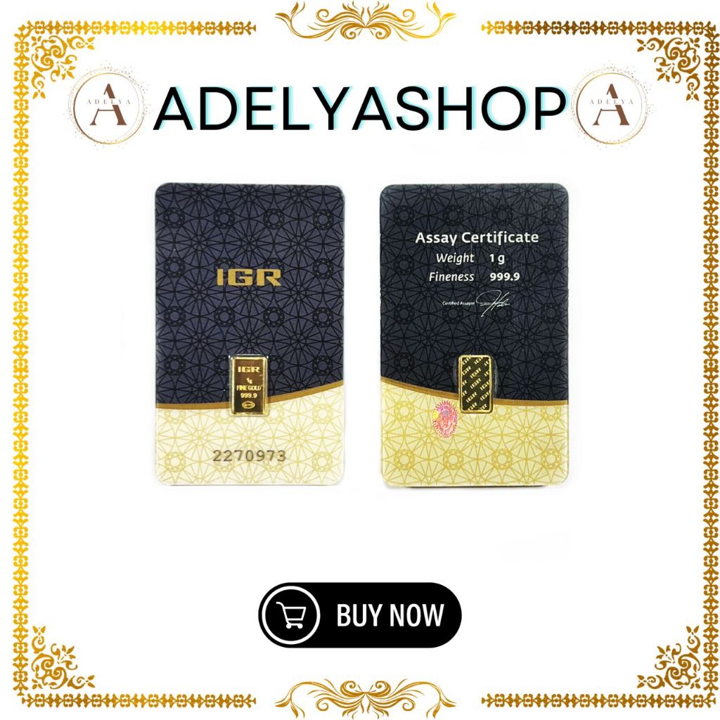 1g Gold bar Istanbul Gold Refinery (IGR) (PG) | Shopee Malaysia