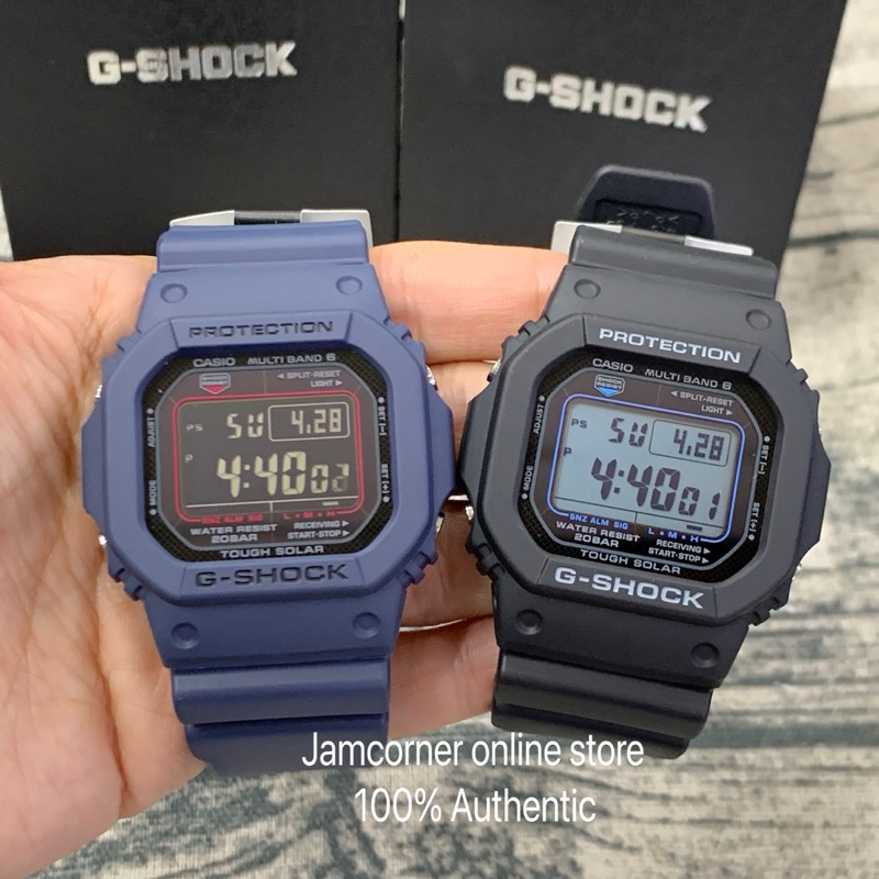 (JAPAN SET) 100% ORIGINAL CASIO G-SHOCK GW-M5610U-1CJF/GW-M5610U-2JF SOLAR POWER MULTI-BAND 6 ...