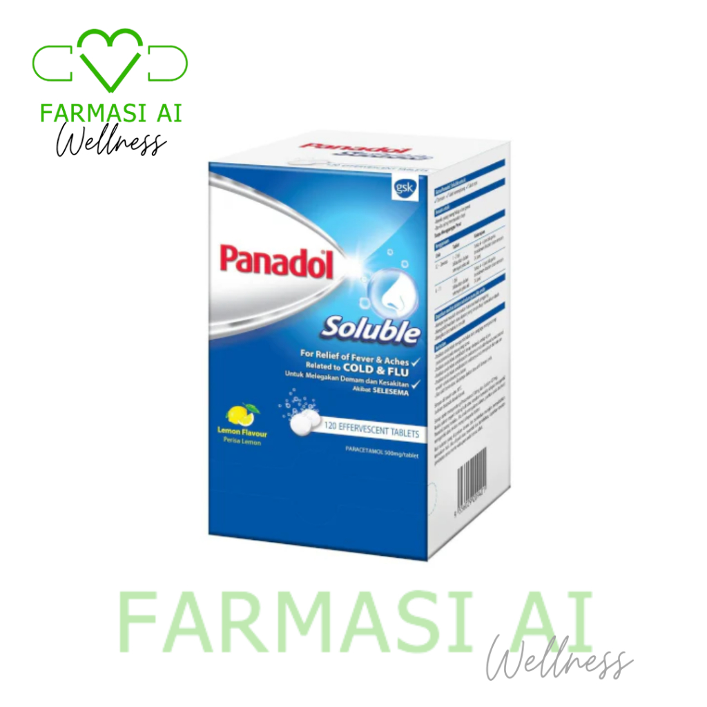 Panadol Soluble Effervescent Tablets 4's (Exp: 06/2025) | Shopee Malaysia