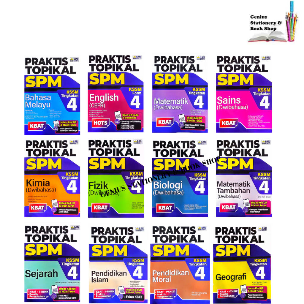 PRAKTIS TOPIKAL SPM TINGKATAN 4 (2024) ILMU BAKTI | Shopee Malaysia
