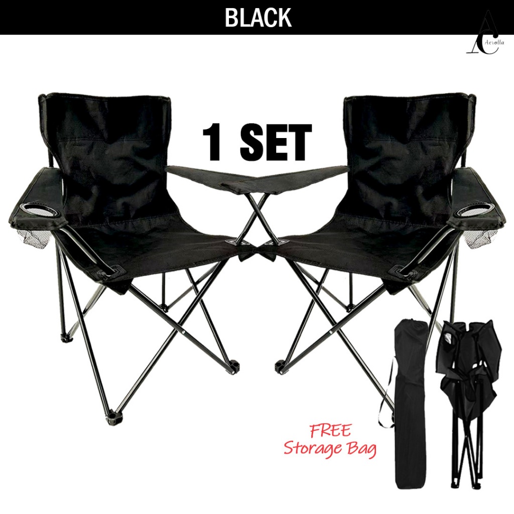 Kombo Kerusi Healing/1 Set Combo Camping Chair with Arm Rest Portable ...