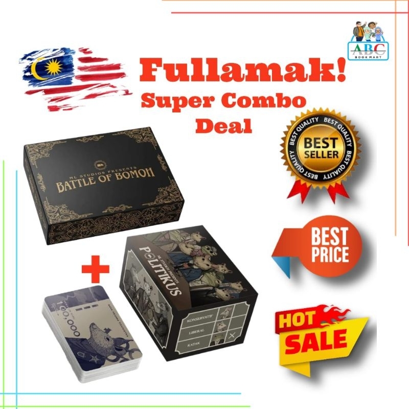 ( READY STOCK ) POLITIKUS + BATTLE OF THE BOMOH FUN COMBO MALAYSIAN ...