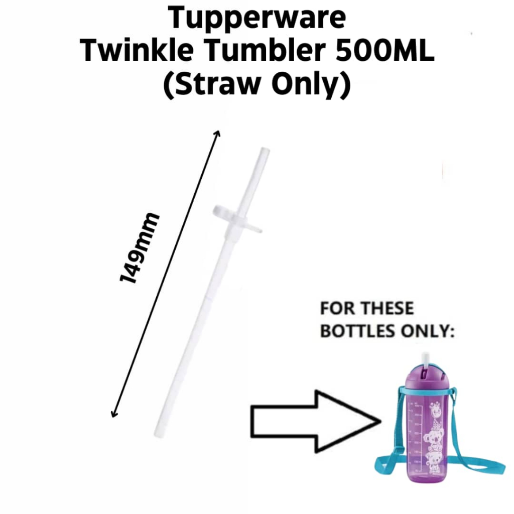 Tupperware Twinkle Tumbler 500ml Straw Only (1 pc) | Shopee Malaysia