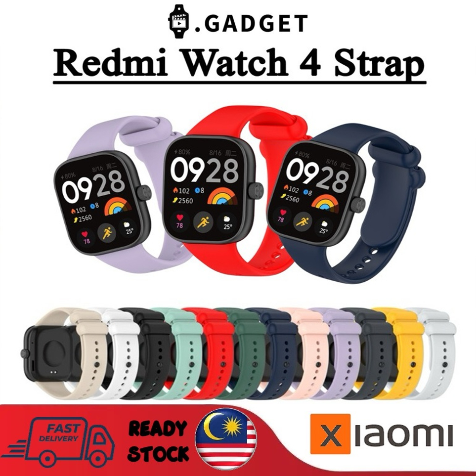 For Xiaomi Redmi Watch 4 Silicone Strap Smart Watch Wristbands Bracelet ...