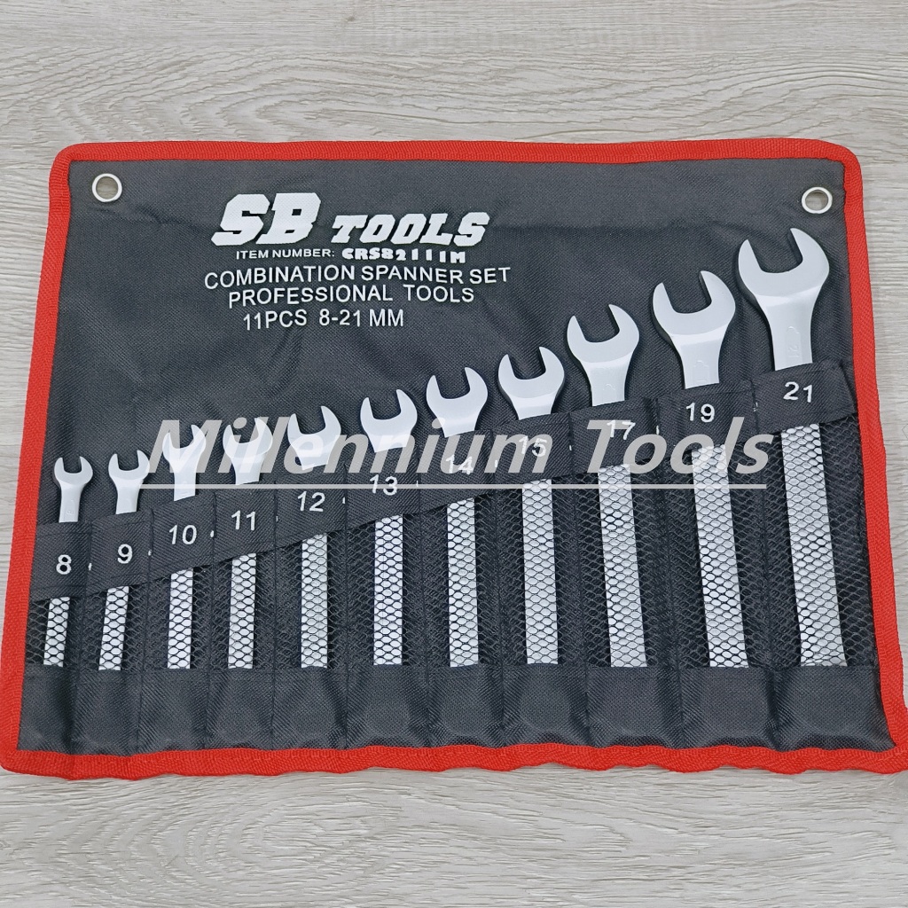 SB TOOLS 8-21mm Heavy Duty Combination Wrench Set | Spanner Set ...