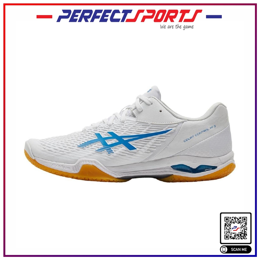 ASICS COURT CONTROL FF 3 MENS BADMINTON SHOES REAL WHITE | Shopee Malaysia