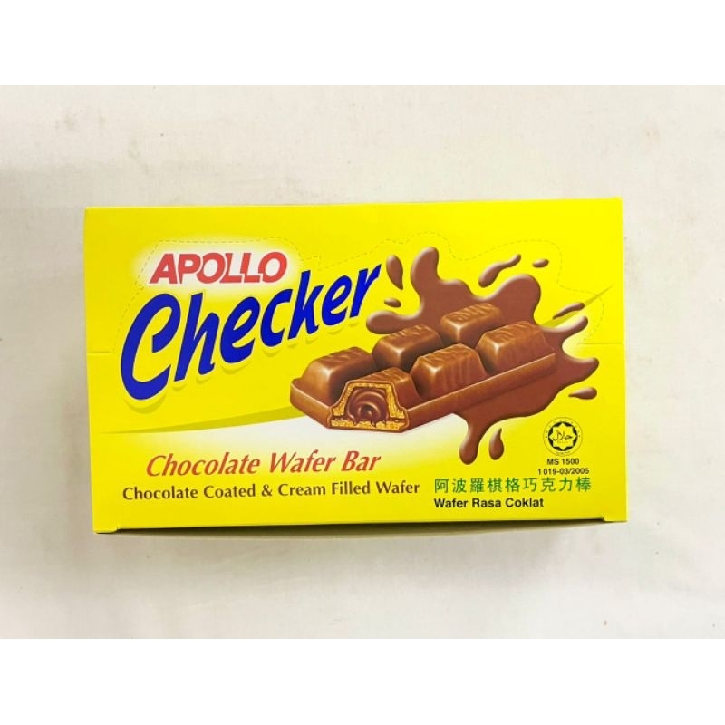 Apollo Roka Peanut Bar Checker Chocolate Coated & Cream Filled Water ...