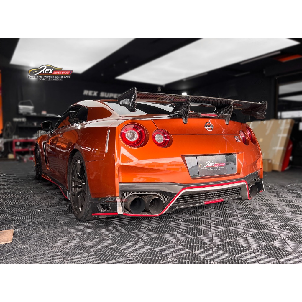 Nissan GTR35 GTR R35 Rear Spoiler Nismo Carbon Fiber Wings | Shopee ...