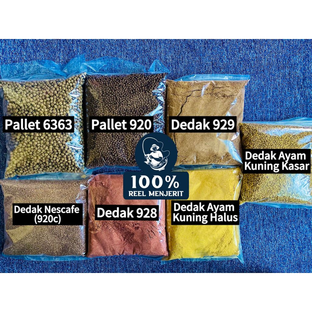DEDAK dan PALLET MEMANCING 100% REEL MENJERIT / MAKANAN IKAN / DEDAK ...